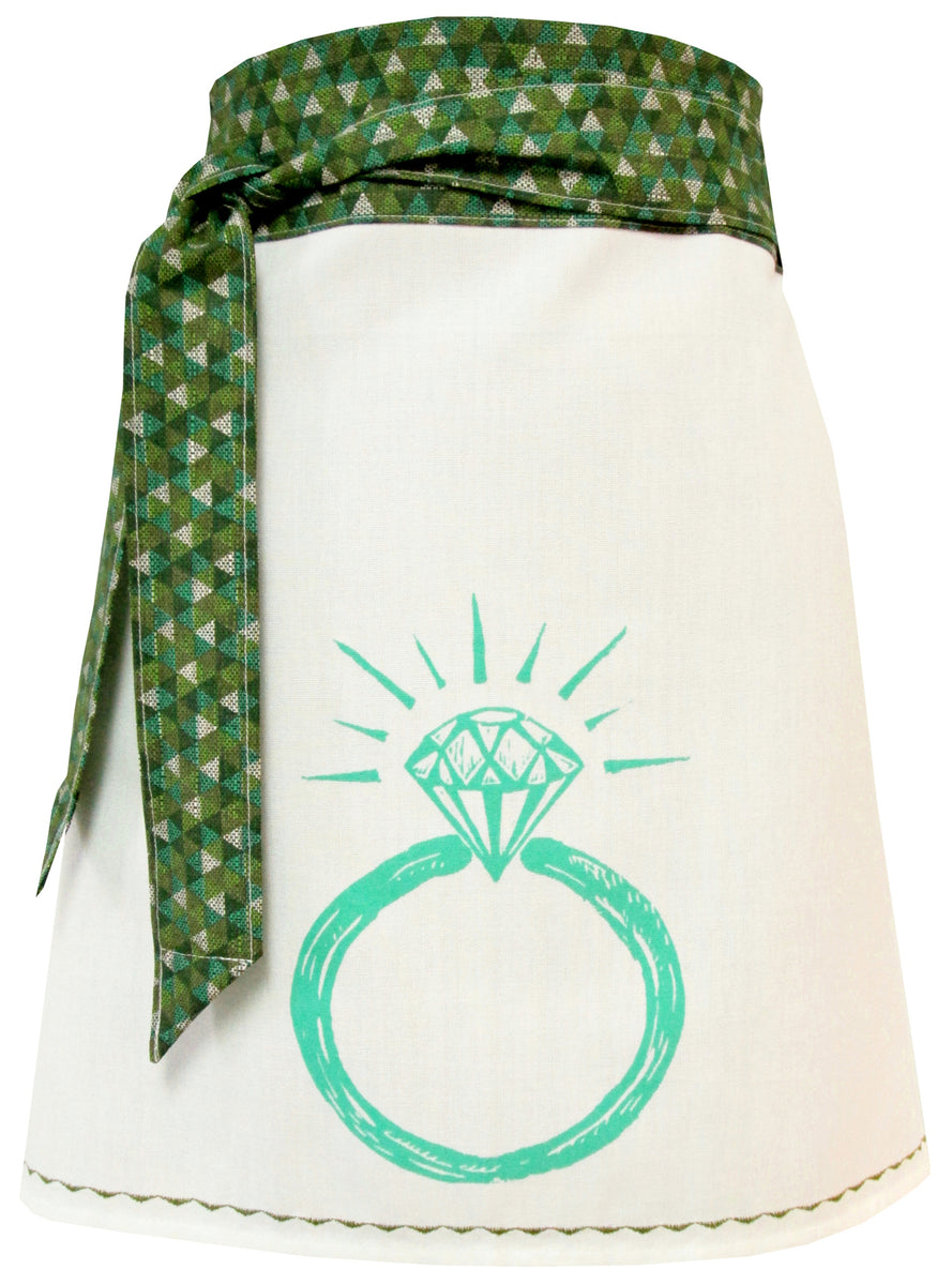 ring apron – artgoodies - vintagegoodies - flowergoodies